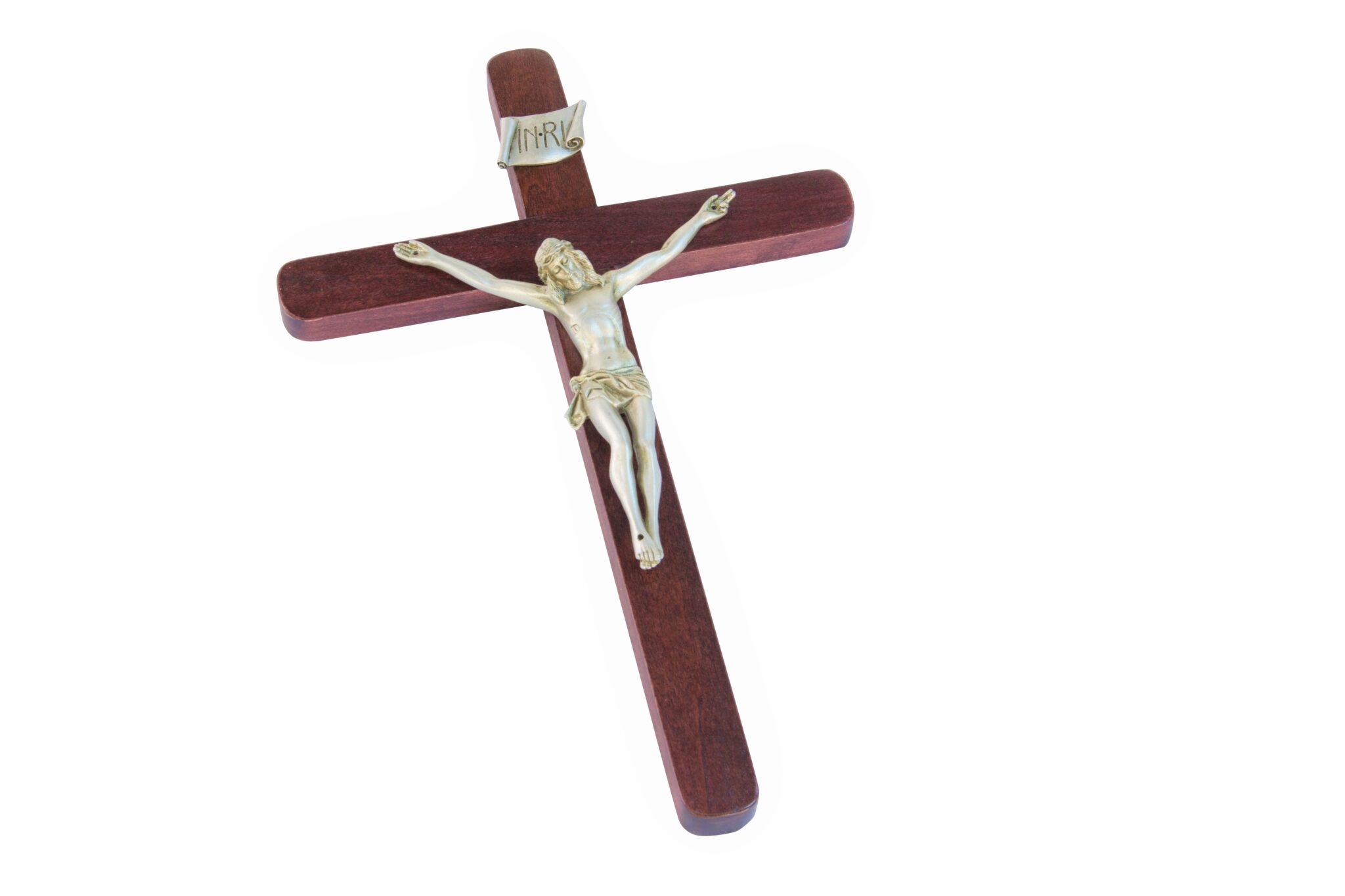 Keepsake Cross in Poplar with Cherry Finish - Abbey Caskets
