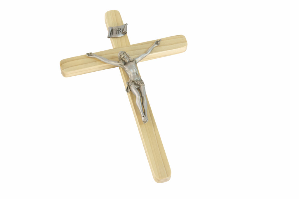 Keepsake Cross in Poplar with Natural Finish - Abbey Caskets
